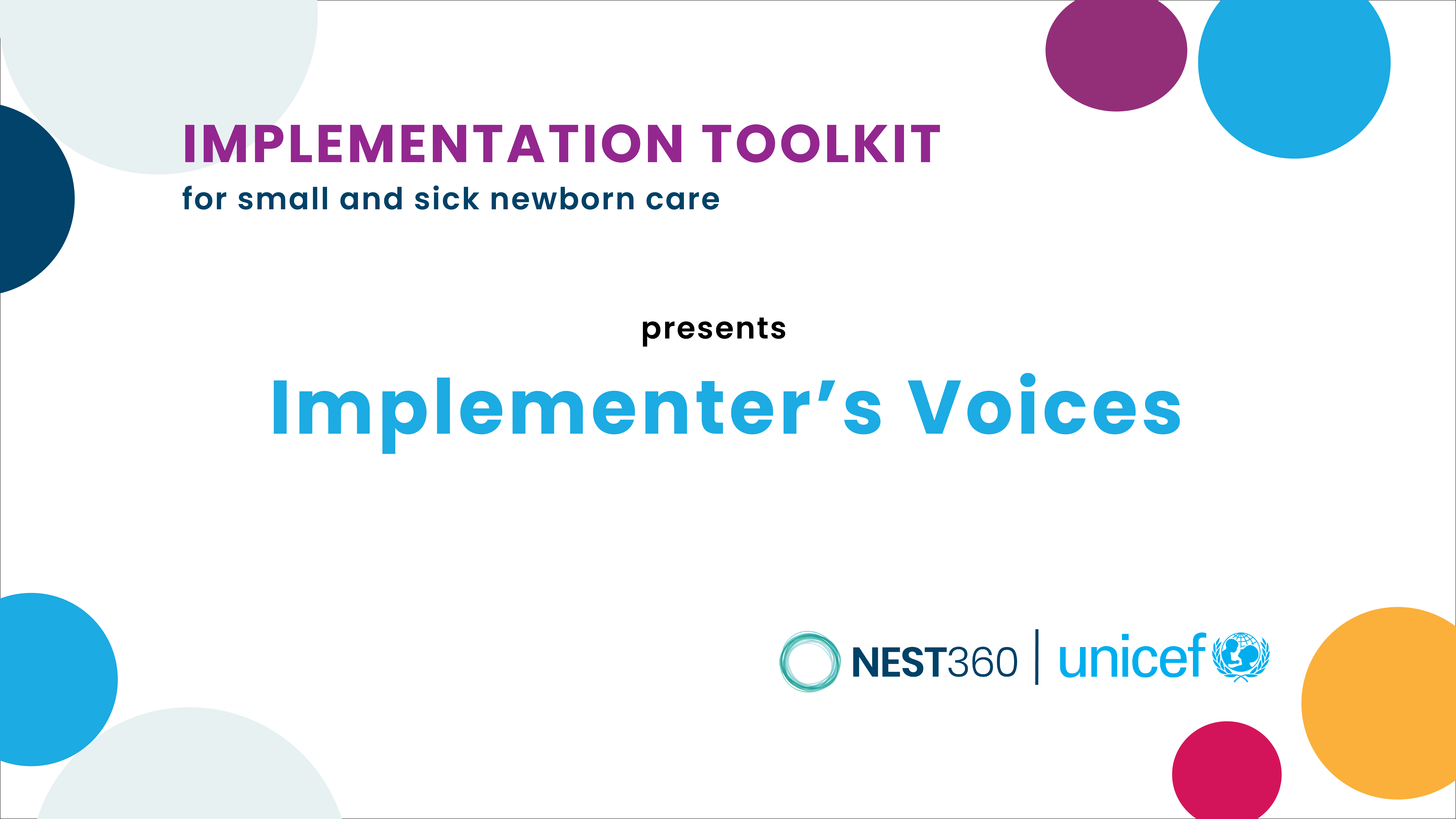 - SSNC Implementation Toolkit